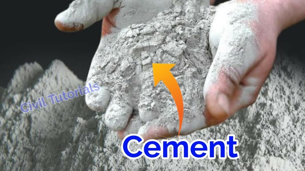 What is cement made of, Type and Cement ingredients - Civil Tutorials