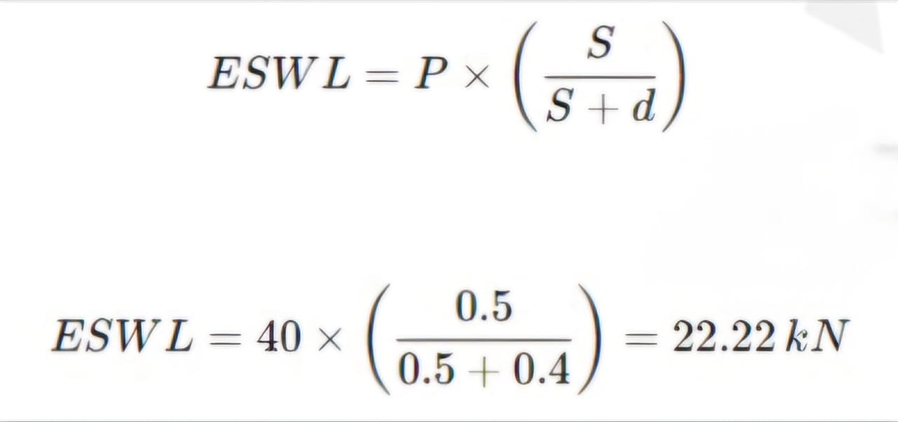 Equivalent Single Wheel Load (ESWL) - Civil Tutorials