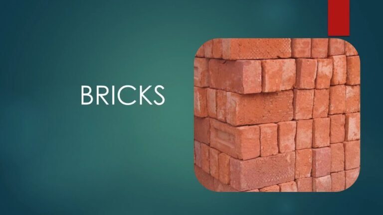 What is Brick? Types, History, Manufacturing Process - Civil Tutorials