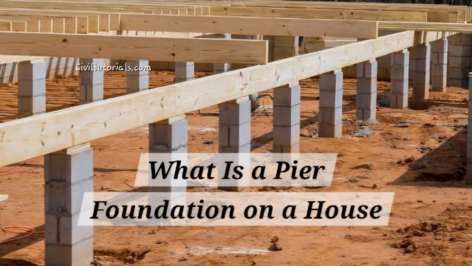 What Is a Pier Foundation on a House? Types, Uses & Benefits - Civil ...