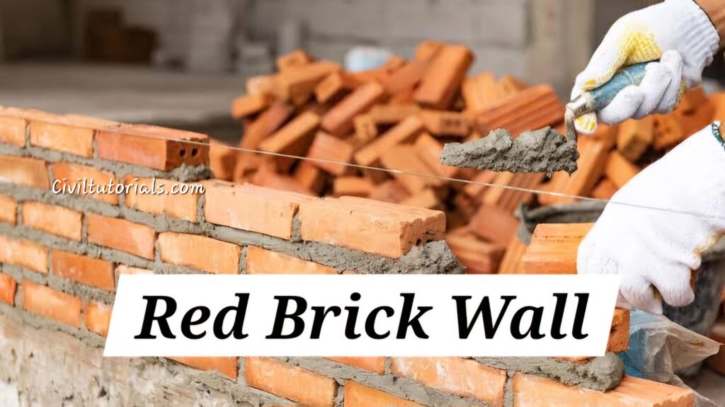 What Is a Red Brick Wall? Types, Uses, and Benefits - Civil Tutorials