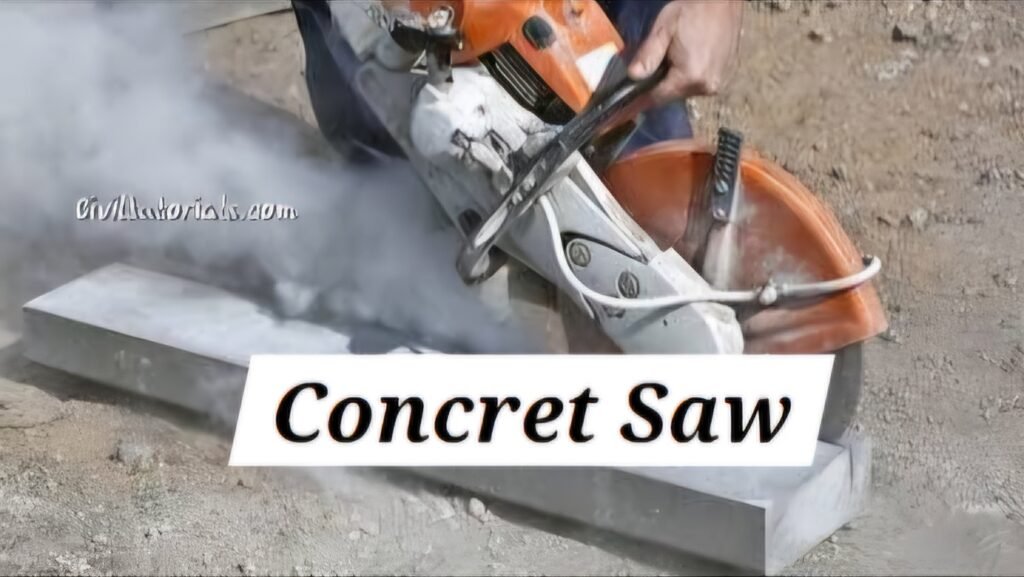 What is Concret Saw? Types, Uses, Benefits - Civil Tutorials