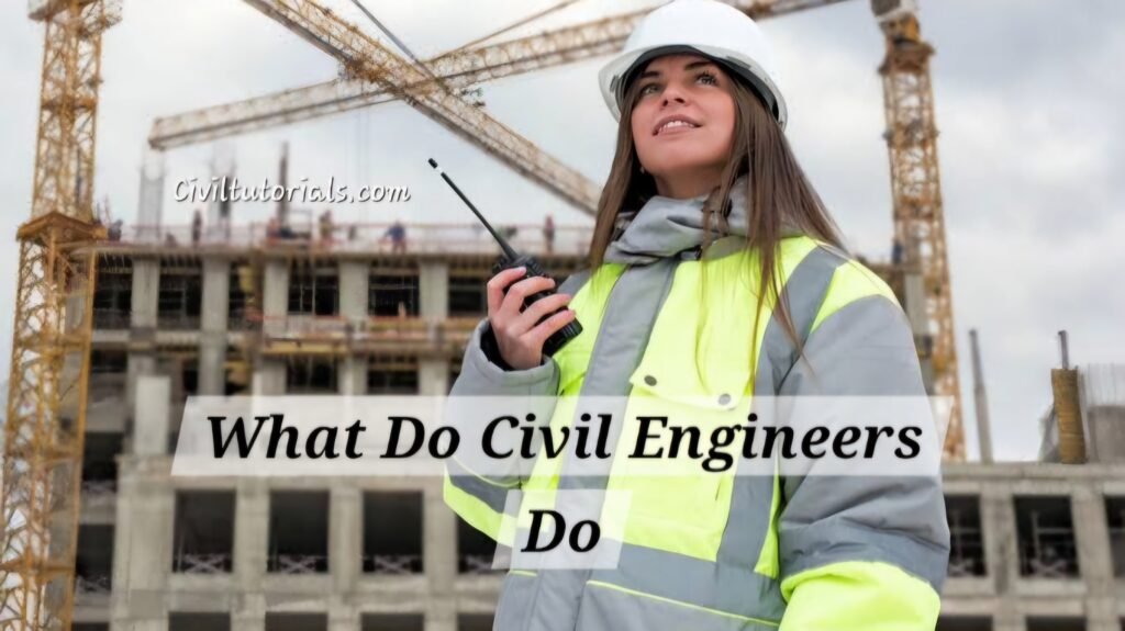 What Do Civil Engineers Do? Types, Uses, and Benefits - Civil Tutorials