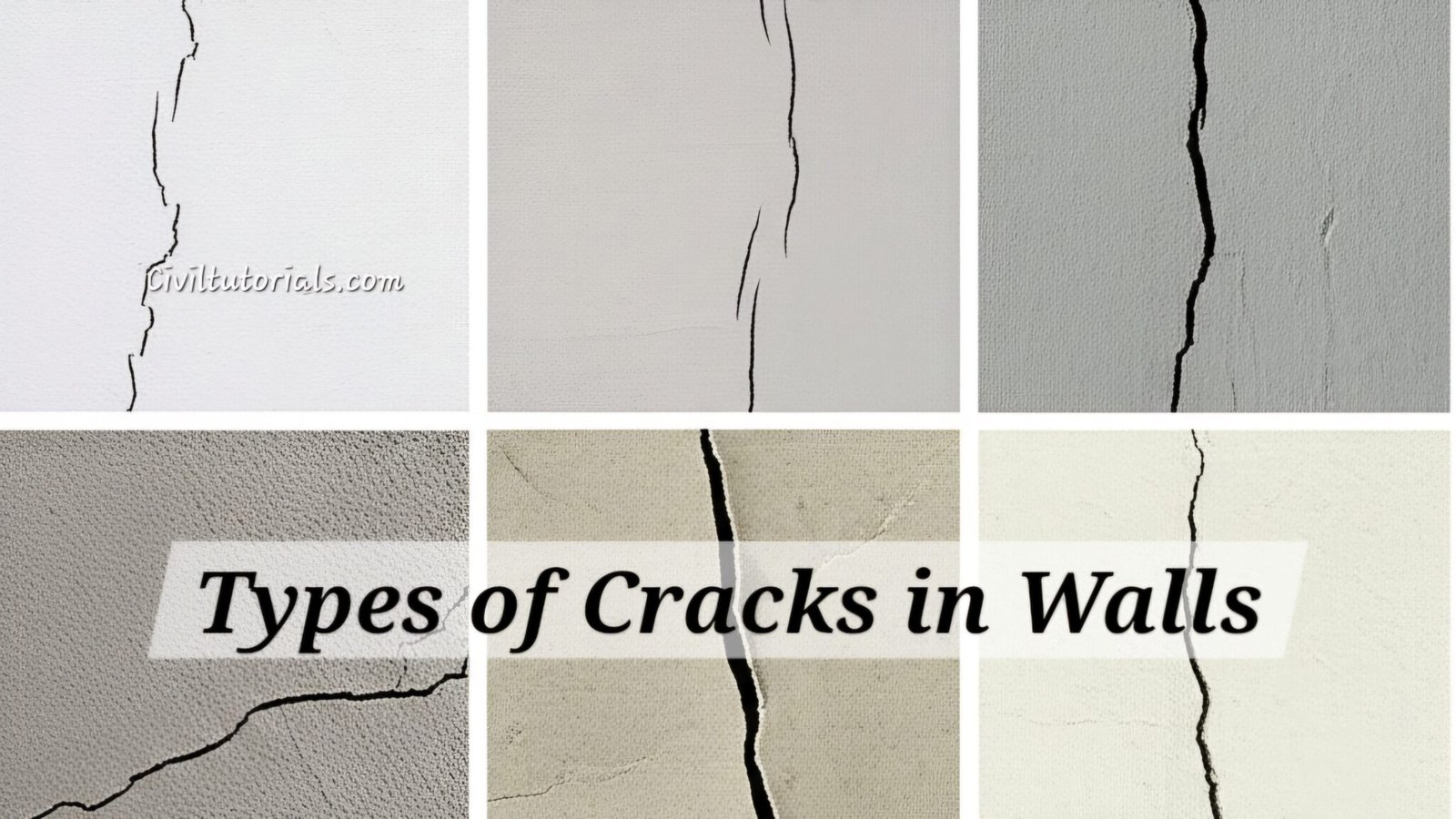 Types of Cracks in Walls: How to Identify and Fix Them Properly - Civil ...