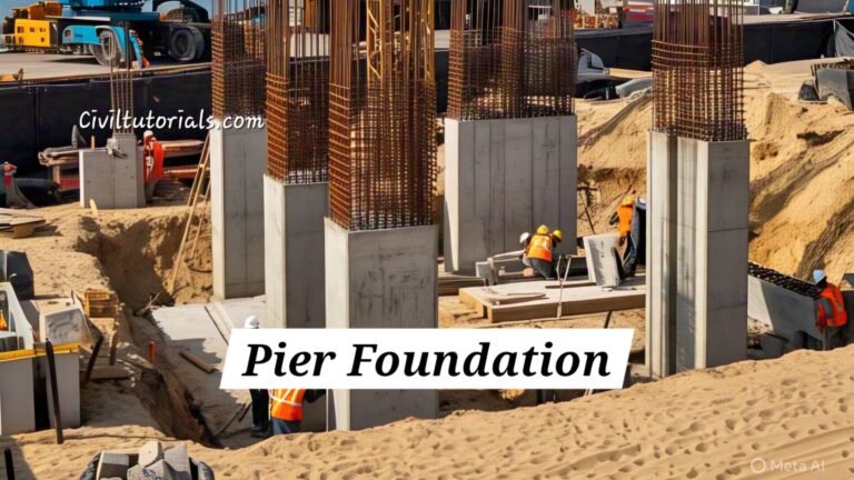 What is a Pier Foundation? Types, Advantages, Location? - Civil Tutorials