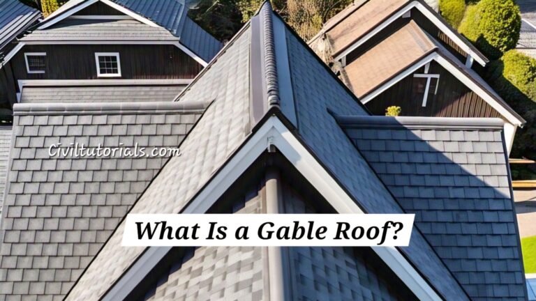 What Is a Gable Roof? Types, Uses, and Benefits - Civil Tutorials