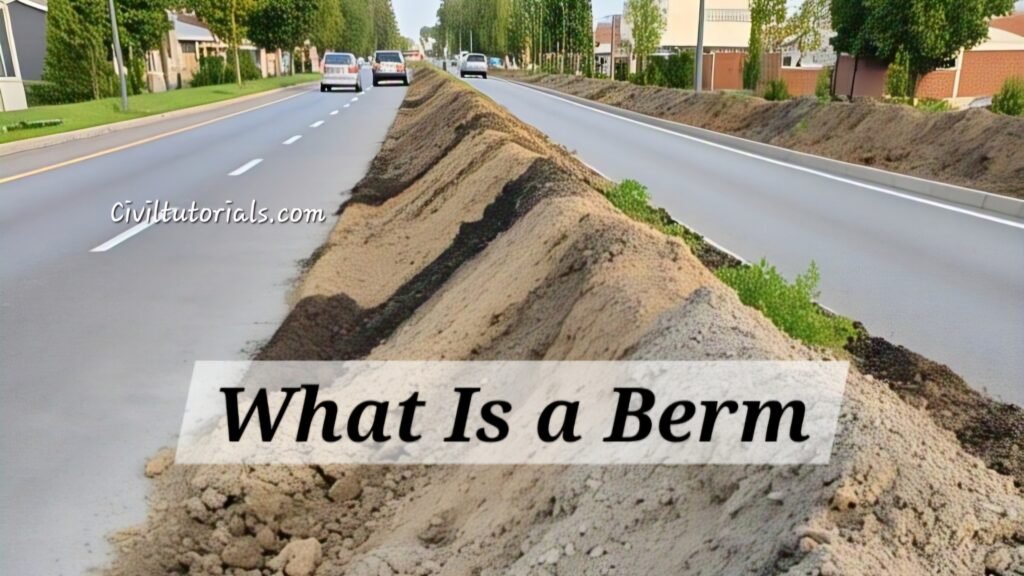 What Is a Berm – Types, Uses, Benefits - Civil Tutorials