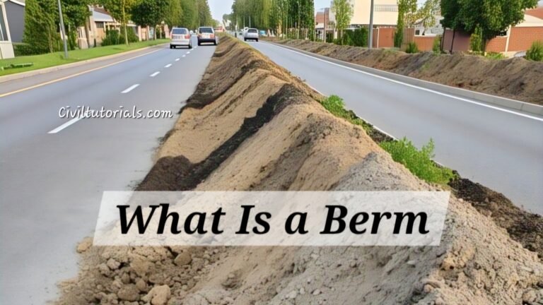 What Is a Berm – Types, Uses, Benefits - Civil Tutorials