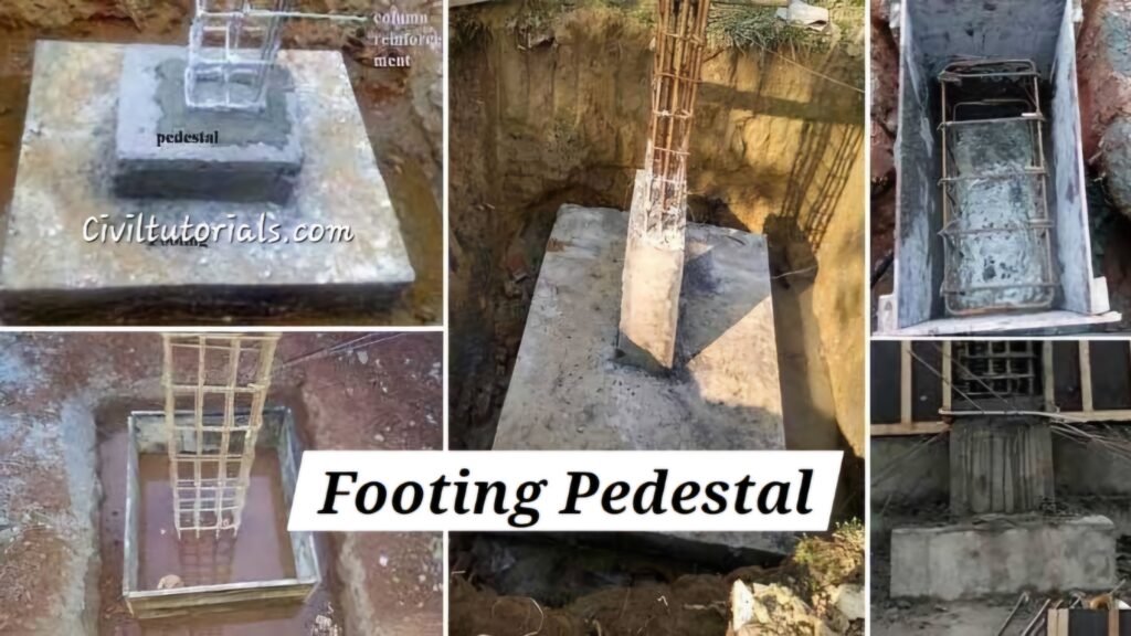 What is a Footing Pedestal? Types, Uses, and Construction Guide - Civil ...