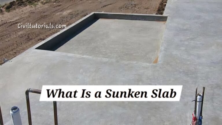 What Is a Sunken Slab? Types, Uses, and Benefits - Civil Tutorials