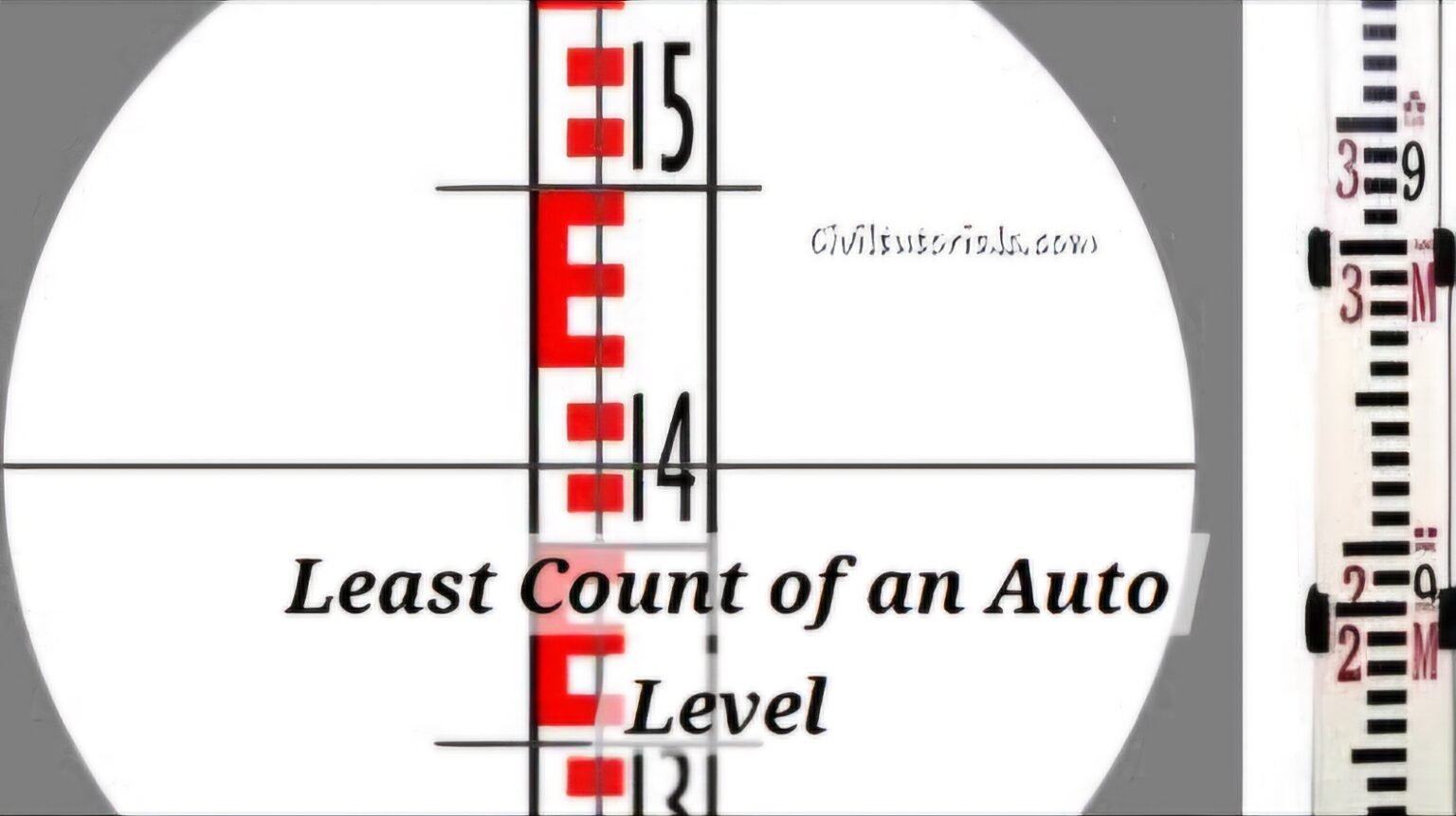 Understanding the Least Count of an Auto Level - Civil Tutorials