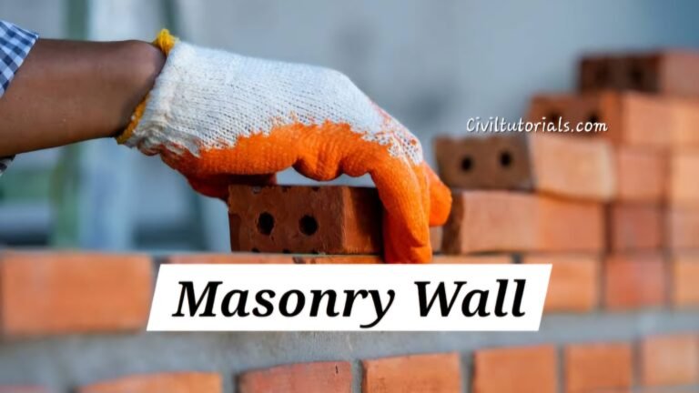 What Is Masonry Wall: Types, Uses, and Benefits - Civil Tutorials