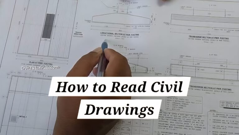 How to Read Civil Drawings: Symbols, Tips, and Basics - Civil Tutorials