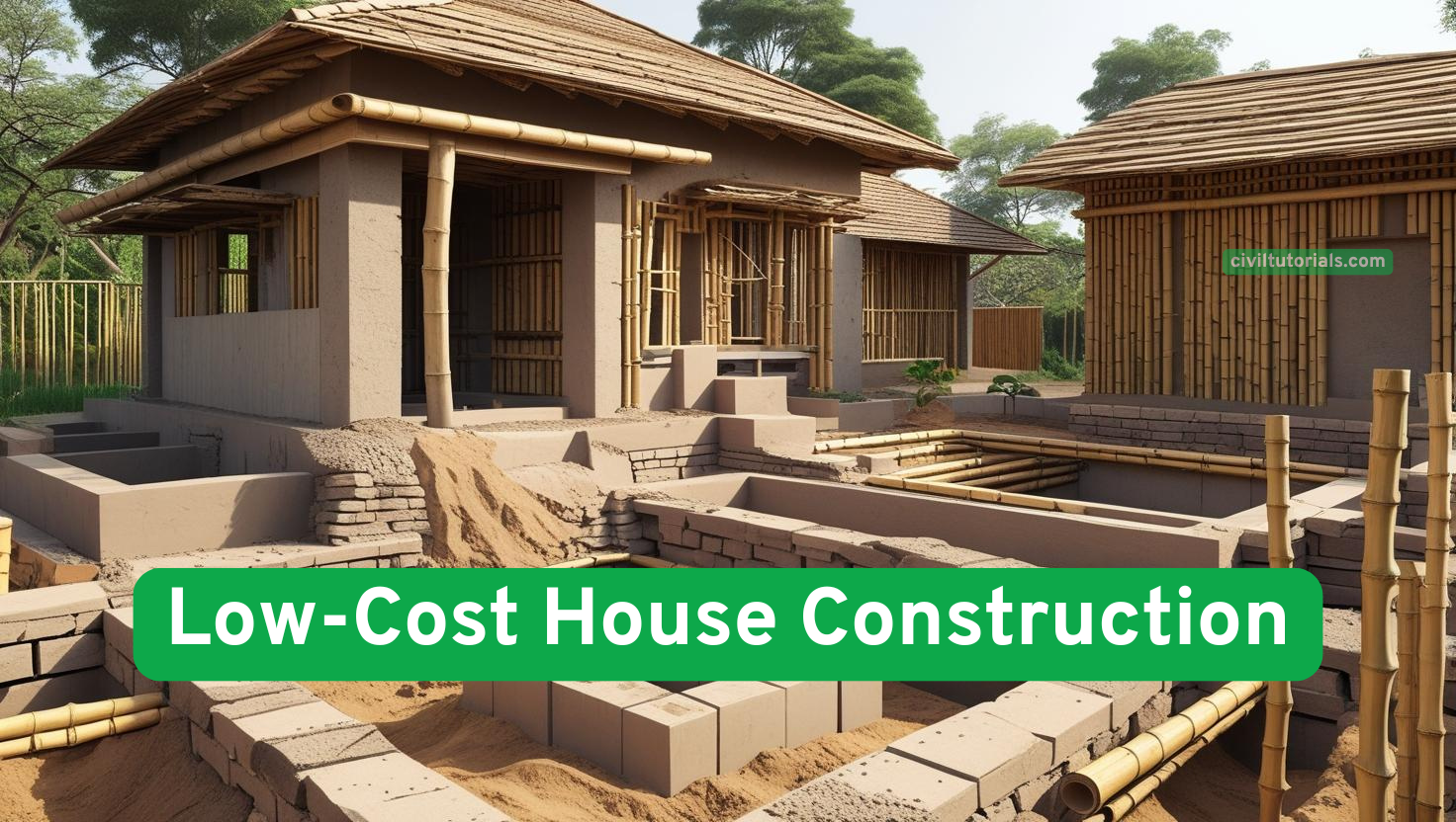 Low-Cost House Construction Techniques in India - Civil Tutorials