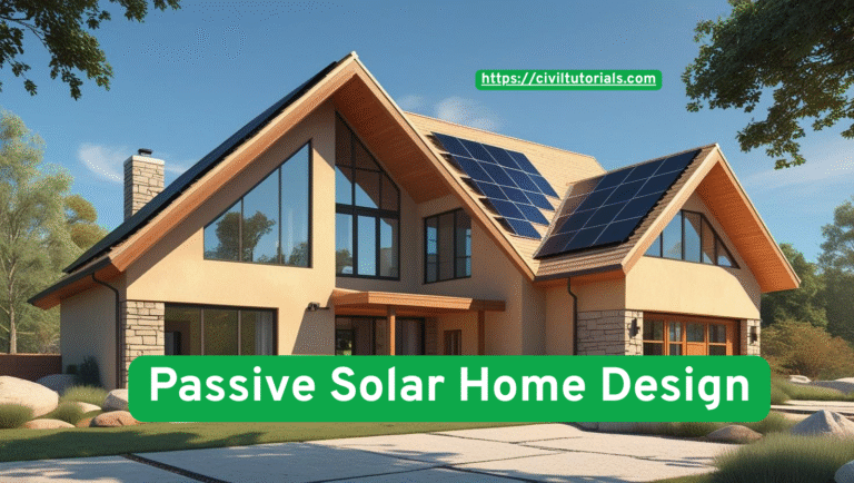 Passive Solar Home Design – Concepts and Benefits - Civil Tutorials