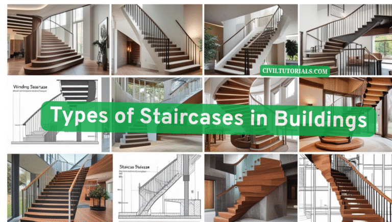 Types of Staircases in Buildings – Designs and Applications - Civil ...