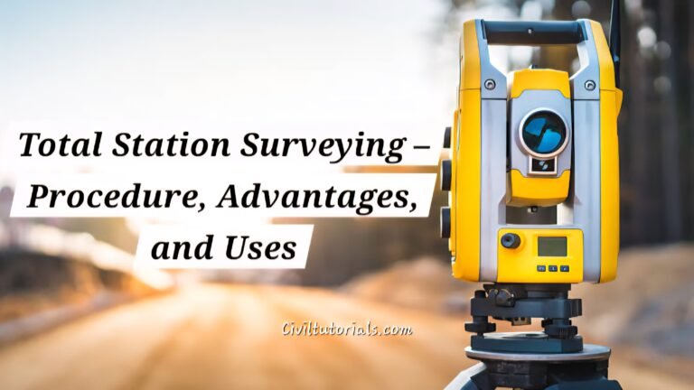 Total Station Surveying – Procedure, Advantages, and Uses - Civil Tutorials