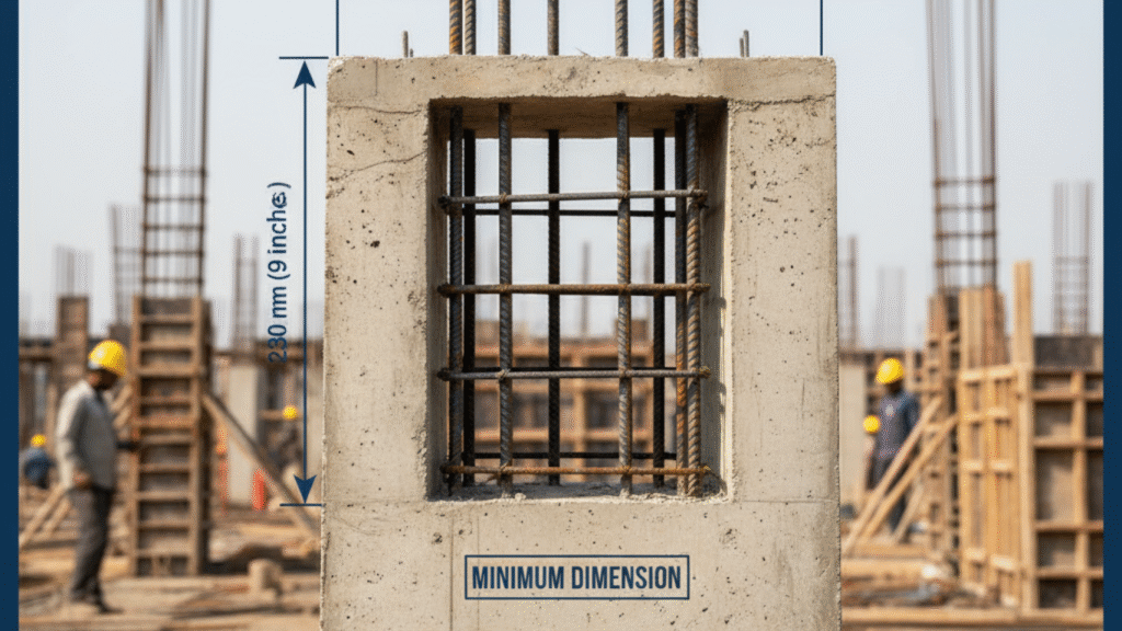 Minimum Column Size for 2 Storey Building - Civil Tutorials