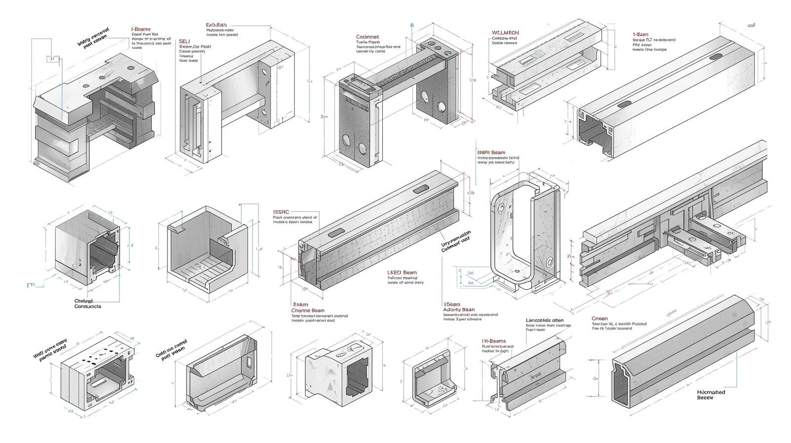 Steel Beam Section Types and Uses - Civil Tutorials