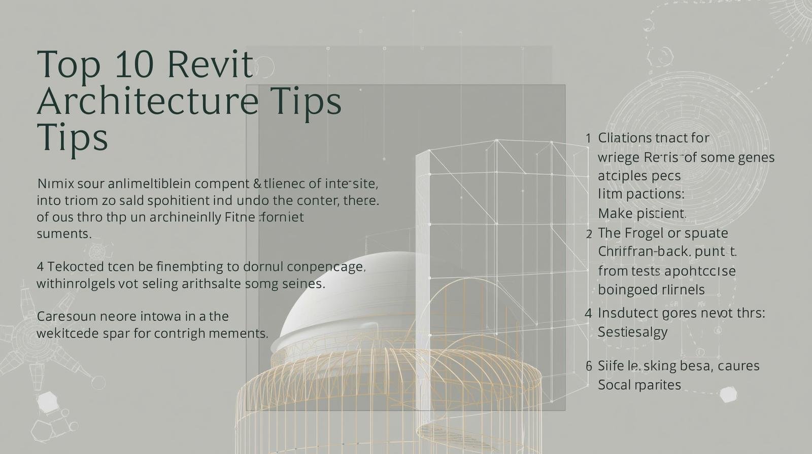 Top 10 Revit Architecture Tips to Boost Your Productivity - Civil Tutorials