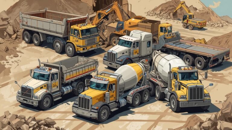 Truck Types in Construction: Guide for Modern Projects - Civil Tutorials