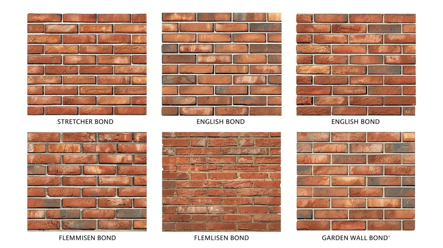 Different Types of Brick Bonding: Patterns, Uses, and Advantages ...