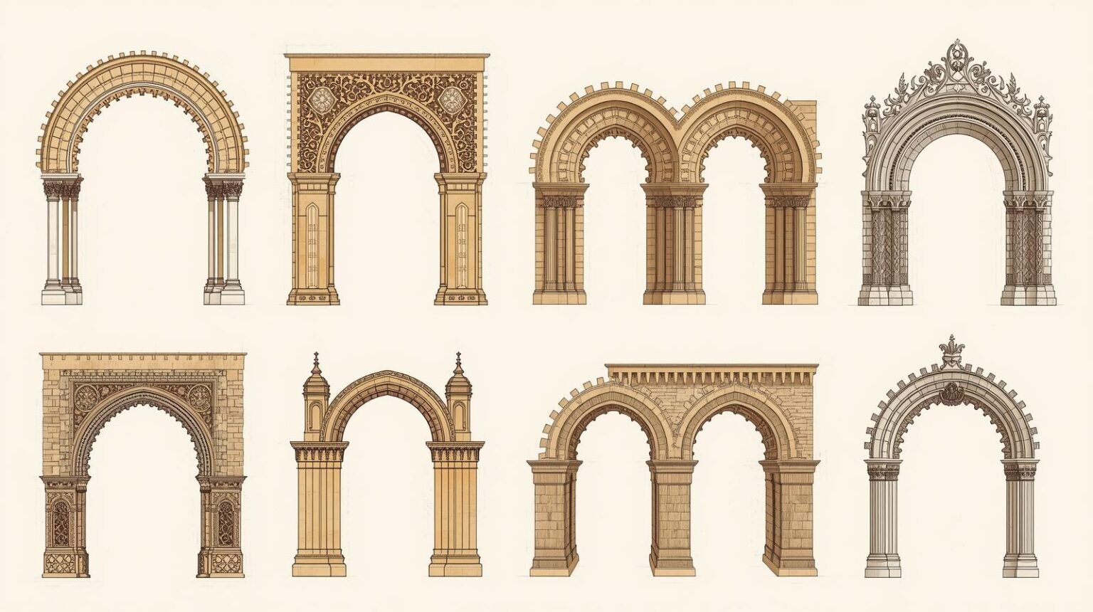 Types of Arch: Classification, Components, and Their Uses in ...