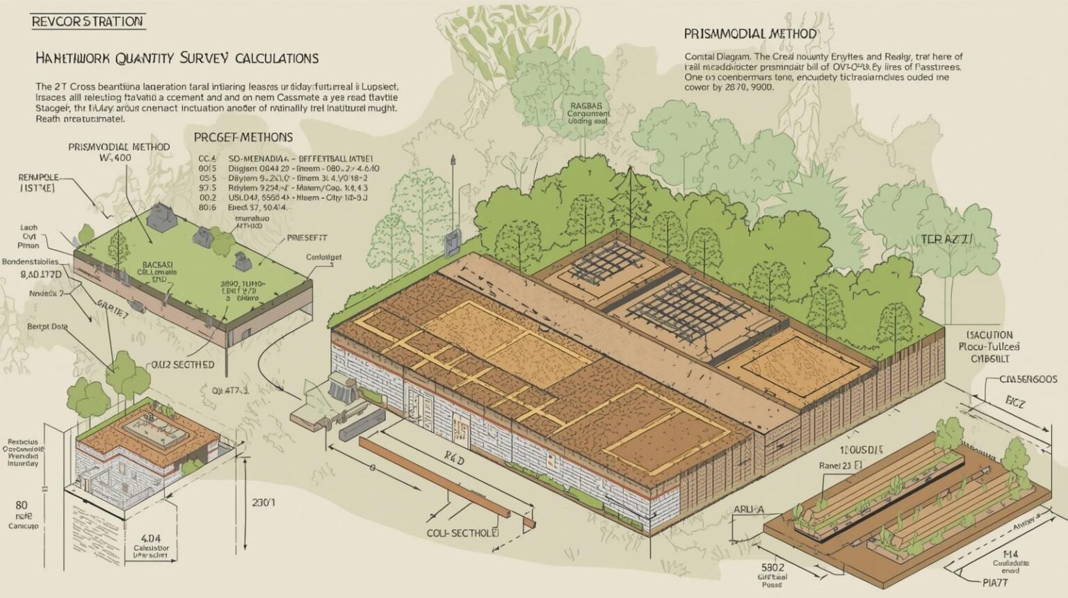 Earthwork Quantity Survey: Cross Section, Prismoidal and Trapezoidal ...