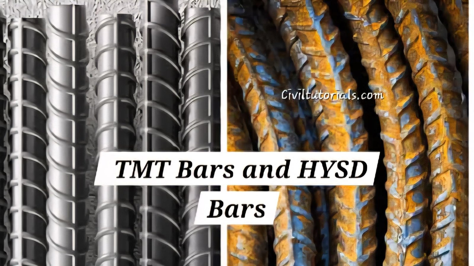 Comparison Between TMT Bars and HYSD Bars - Civil Tutorials